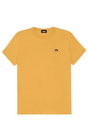 DALIX Jersey Crewneck Tee - Mustard