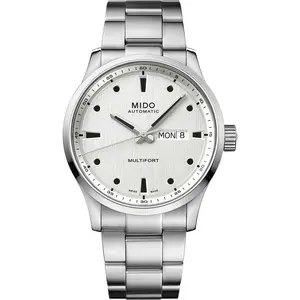 MIDO Multifort Automatic Bracelet Watch - Silver