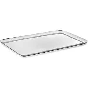 MEPRA Stile Pininfarina Rectangular Tray - Silver - 14.5''