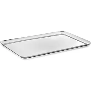 MEPRA Stile Pininfarina Rectangular Tray - Silver - 18''