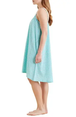 PAPINELLE Gingham Seersucker Nightgown