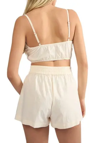 VIENS AVEC MOI The Everyday Mini Top - Cream