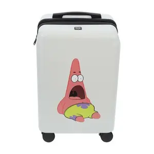 FUL Nickelodeon Spongebob-patrick 22.5" Carry-on Luggage - White