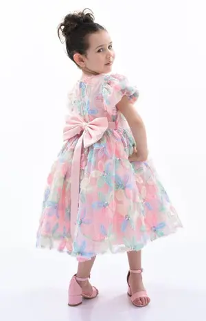 MIMI TUTU Daisy Dress - Peach Pink