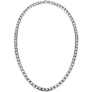 TWOJEYS Cuban Chain Necklace - Silver