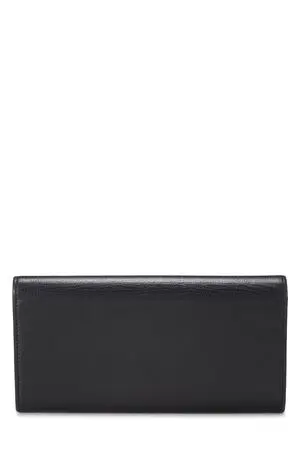 Chanel Embossed Camellia Calfskin Wallet