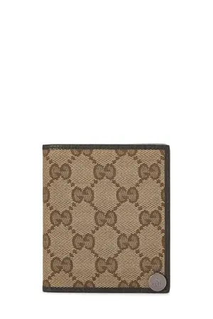 Gucci Gg Canvas Card Holder - Brown