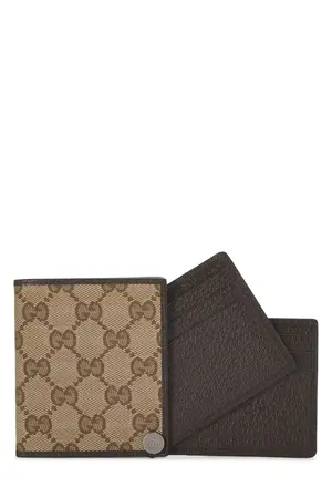 Gucci Gg Canvas Card Holder