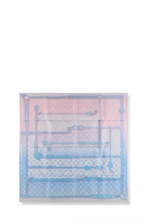 LOUIS VUITTON Multicolor Monogram Silk Scarf - Multi
