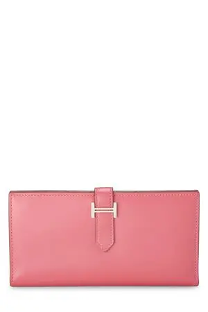 Hermès Tadelakt Bearn Wallet - Rose Lipstick