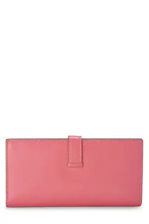Hermès Tadelakt Bearn Wallet - Rose Lipstick