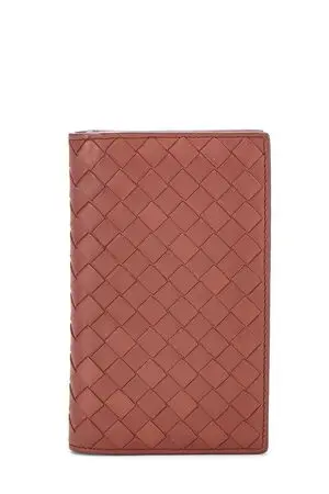 Bottega Veneta Intrecciato Compact Wallet - Brown