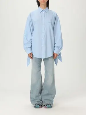 Balenciaga Striped Oversized Shirt