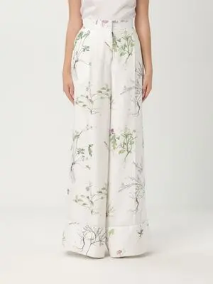 Erdem Printed Wide Leg Pants
