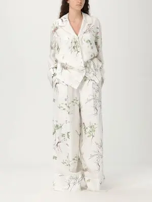 Erdem Printed Wide Leg Pants