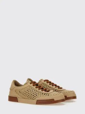 Dolce & Gabbana Lace-up Sneakers - Beige