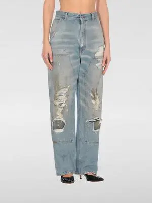 MAISON MARGIELA Distressed Carpenter Jeans - Gnawed Blue