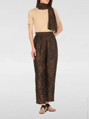 UMA WANG Floral Print Trousers - Brown