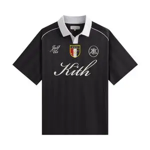 Kith Shadow Stripe Marcel Soccer Top - Black