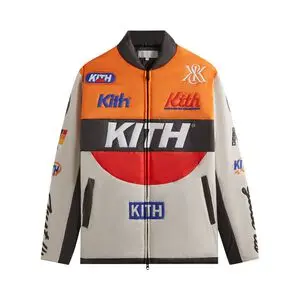 Kith Full Zip Puffed Shirt Jacket - Multicolor