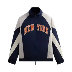 Kith For The New York Knicks Nylon Padded Jacket - Blue