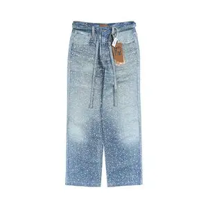 BIRTH OF ROYAL CHILD 3d Printed Swarovski Diamond Jean - Blue