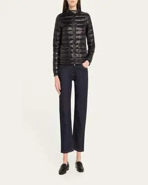 Herno Shiny Nylon Short Down Jacket