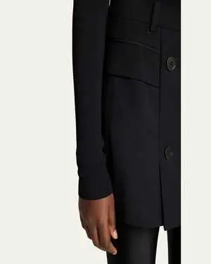 Balenciaga Tailored Double-breasted Mini Skirt