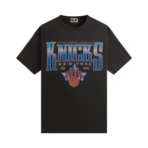 Kith For The New York Knicks Luster Vintage Tee - Black