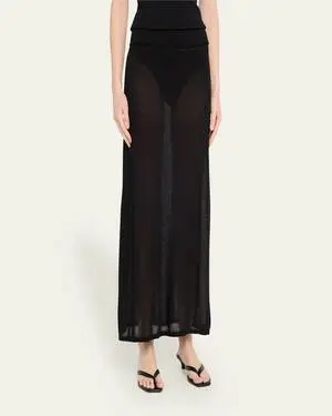 TOTEME Knit Maxi Skirt