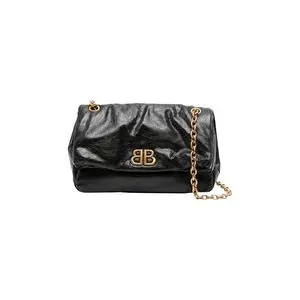 Balenciaga Monaco Chain Bag - Black