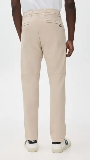BOSS T-commuter Regular Fit Trousers - Medium Beige
