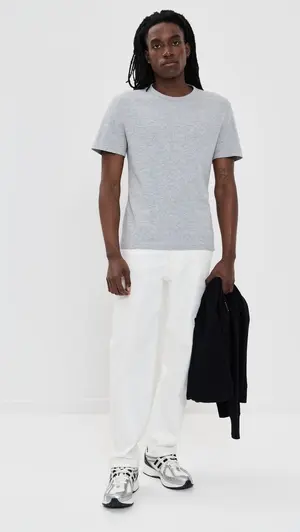 Reigning Champ 1x1 Slub Slim T-shirt - Hgrey