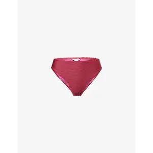 Heidi Klein High-leg Bikini Bottom - Bet-red