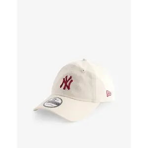 New Era New York Yankees Mlb 9twenty Adjustable Linen Cap - Light Beige