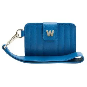 Wolf Mimi Cit Card Holder With Wristlet - Dark Blue