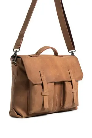 VELEZ Top Grain Leather Briefcase