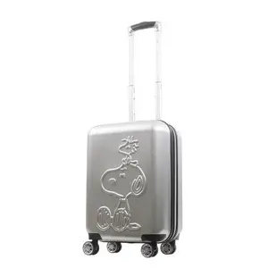 FUL Peanuts Snoopy & Woodstock Embossed Hardside 22" Carry-on Spinner Suitcase