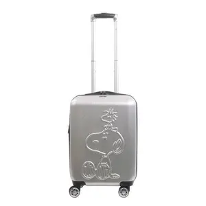 FUL Peanuts Snoopy & Woodstock Embossed Hardside 22" Carry-on Spinner Suitcase