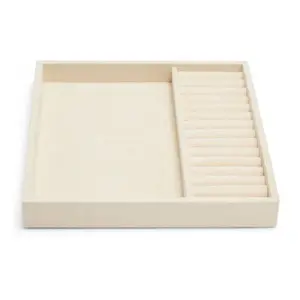 Wolf Vault Tray Ring Insert - Beige