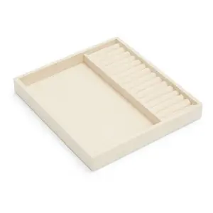Wolf Vault Tray Ring Insert - Beige