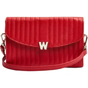 Wolf Mimi Crossbody Bag With Wristlet - Red