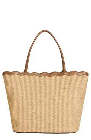 REFORMATION Isabella Tote - Natural Raffia