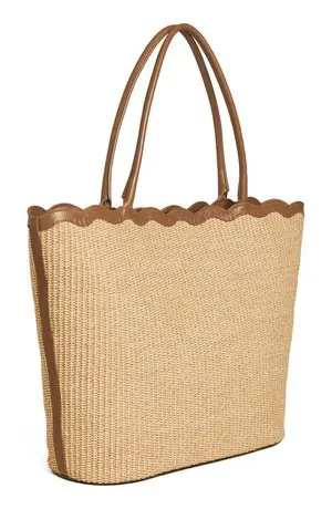REFORMATION Isabella Tote - Natural Raffia