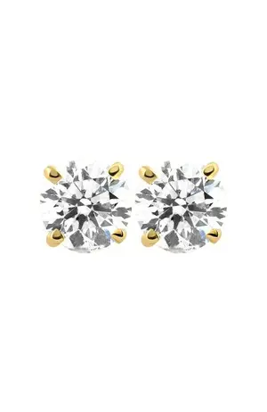 BLISS DIAMOND 1 Carat T.d.w. Lab Grown Diamond Earrings - Yellow Gold - 1ct