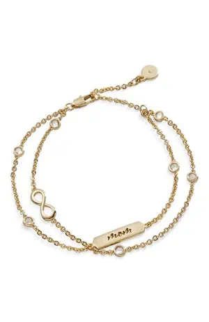 ALEX AND ANI Mom Infinity Chain Bracelet - Gold