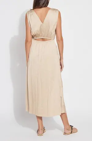 Lyssé The Packable Pleated Satin Dress