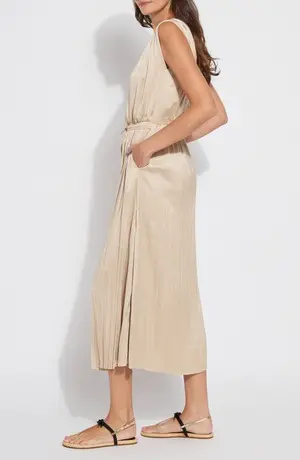 Lyssé The Packable Pleated Satin Dress