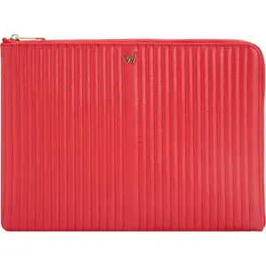 Wolf Mimi Laptop Sleeve 13" With Handle - Red