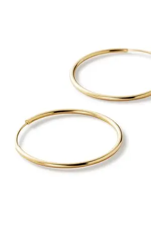 ANA LUISA Slim Hoop Earrings - Gold